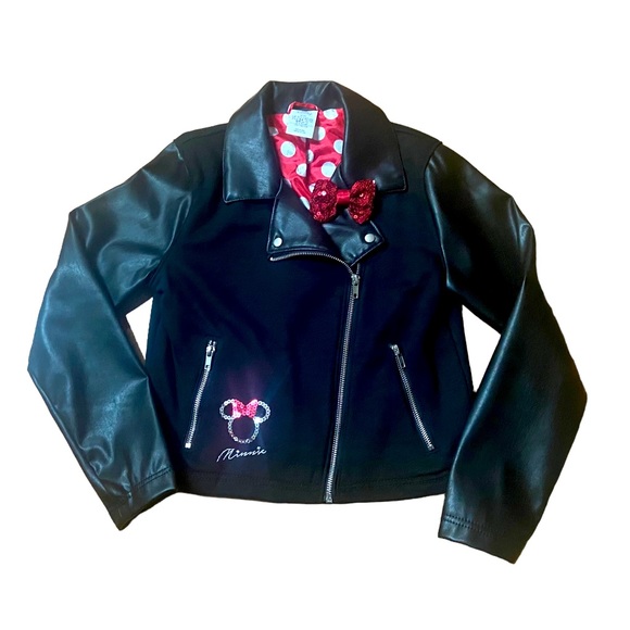 Disney | Jackets & Coats | Disneys Minnie Mouse Black Jacket 9 | Poshmark